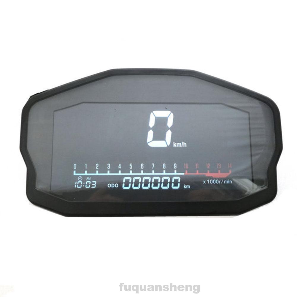 Speedometer Fuel Level Display LCD Screen Motorcycle Accessories Water ...