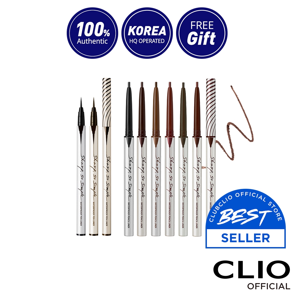 [CLIO] Sharp So Simple Waterproof Pen Liner 0.14g / Pencil Liner 0.65g ...