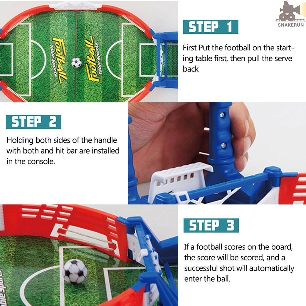 Snakerun Mini Football Board Table Football Game Kit Tabletop Soccer ...