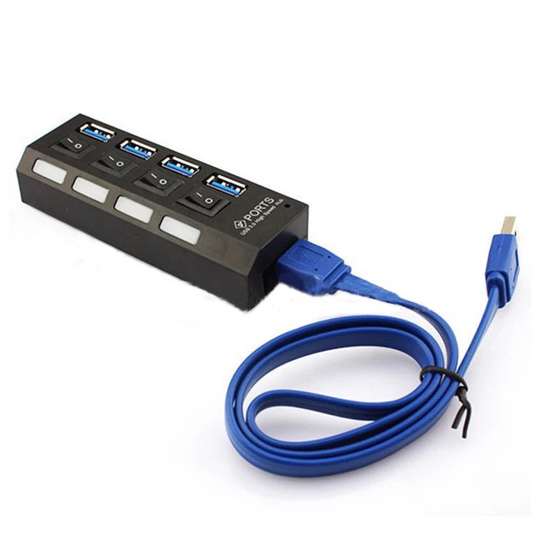 HUB USB 3.0 4 port แบบมีสวิทซ์ | Shopee Thailand