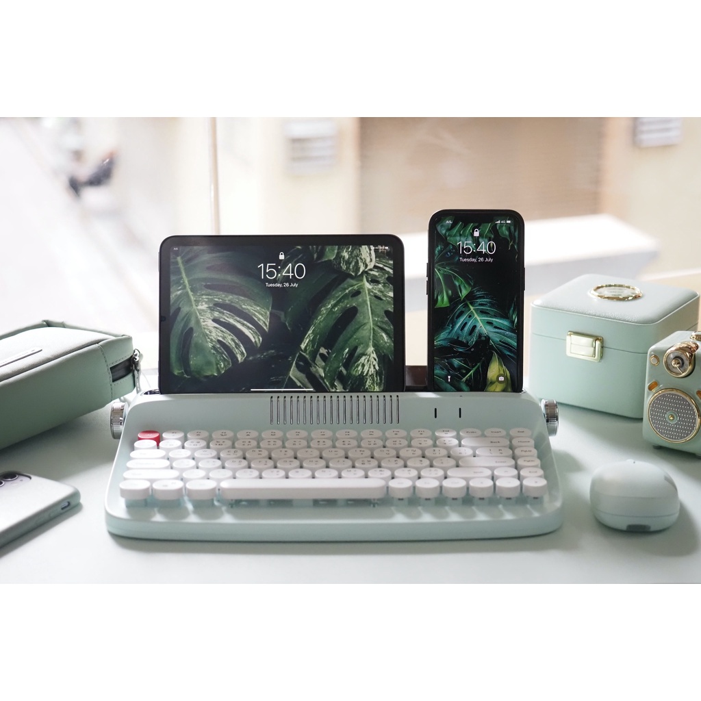 Actto Retro Bluetooth Keyboard - yah2uvgvng - ThaiPick