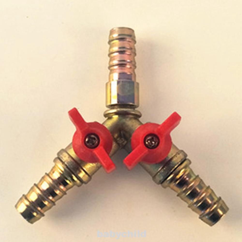 Ball Valve 3-Way Fuel Gas Oil Shut Off Brass High Pressure Resistant ...