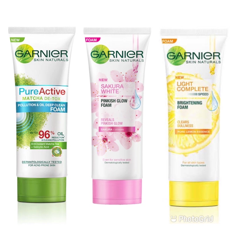 โฟมล้างหน้า Garnier Foam 100ml. | Shopee Thailand