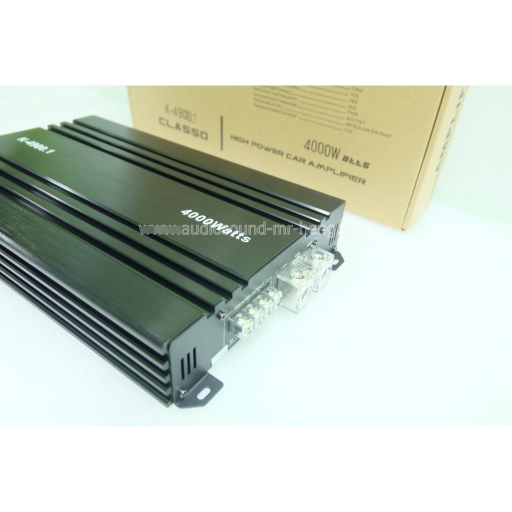 พาเวอร์แอมป์ แอมป์ คลาสดี K4900 4000w ขับซับเบสแบบแน่นๆ - hengza002 ...