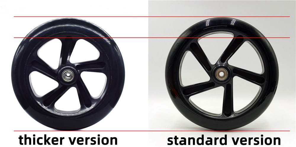200mm big wheel Scooter Wheels 20cmX4cm 20CM Diameter Cart Wheels ...