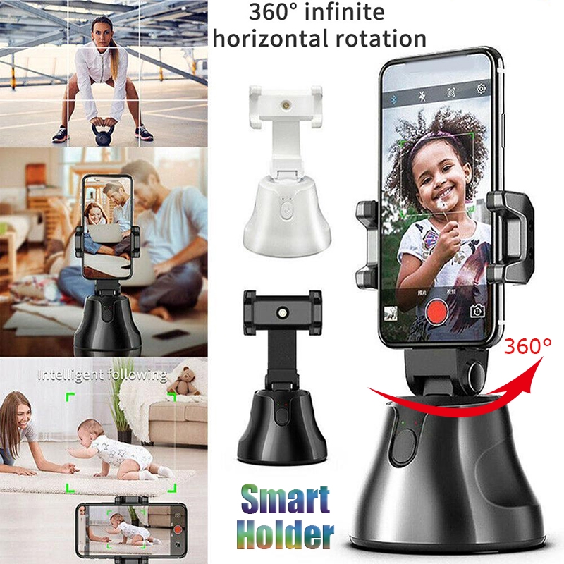 Auto Face Tracking Gimbal Stabilizer Smart Shooting Holder 360 Rotary Phone Gimbal for Live Vlog ...