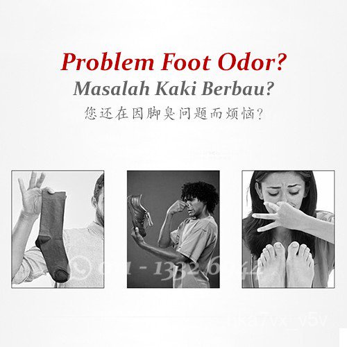 Unisex Nano Antibacterial SockSilver Sock Stoking Perak Odor Free ...