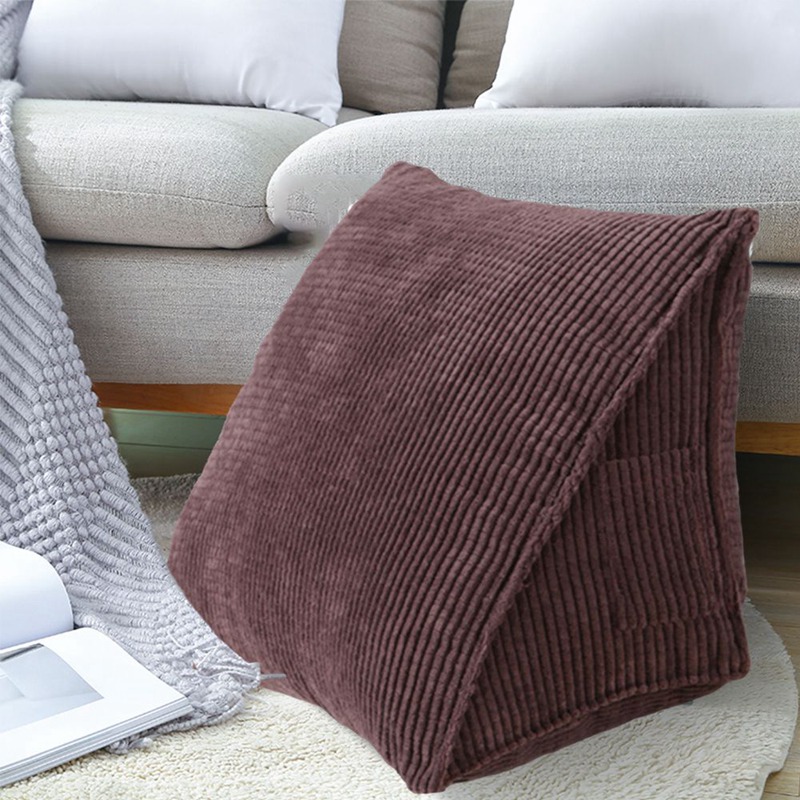 Bedside triangle cushion sofa removable and washable lumbar pillow ...
