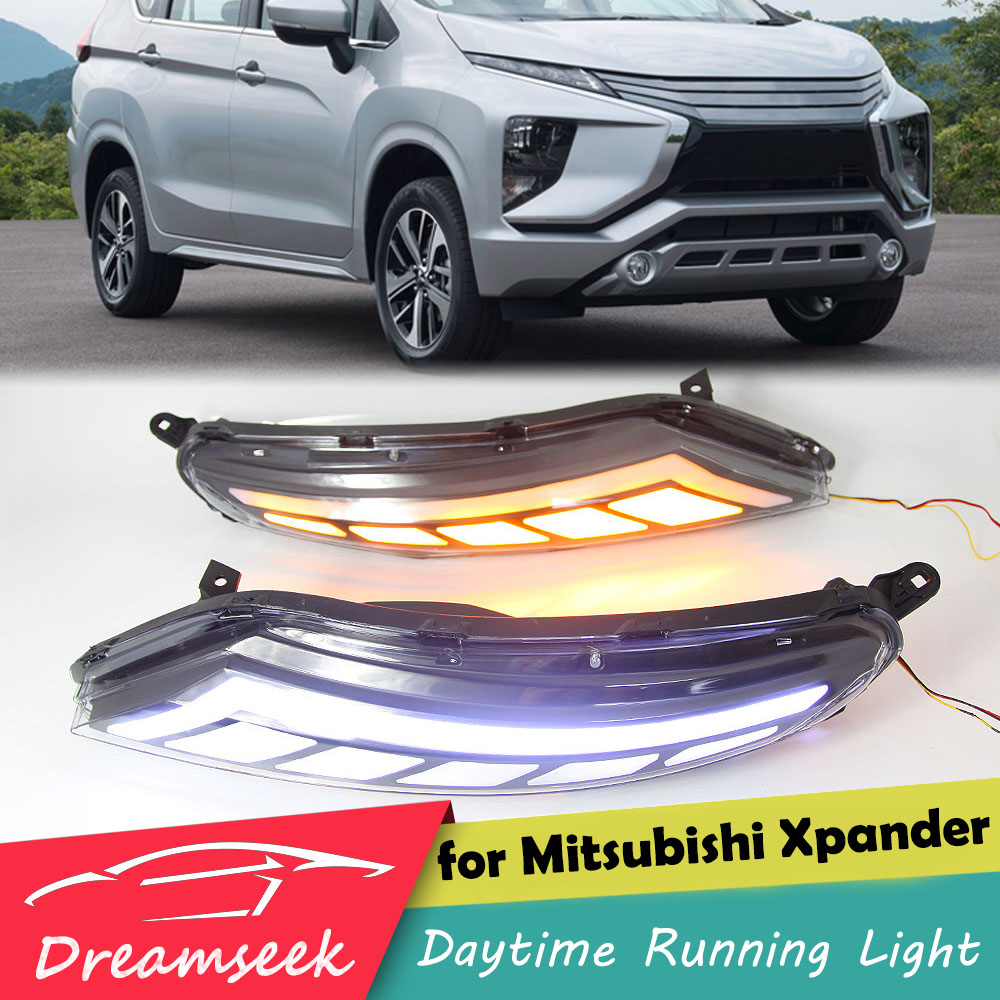 ไฟตัดหมอก Led Drl สําหรับ Mitsubishi Xpander 2017 2018 2019 2020 ...