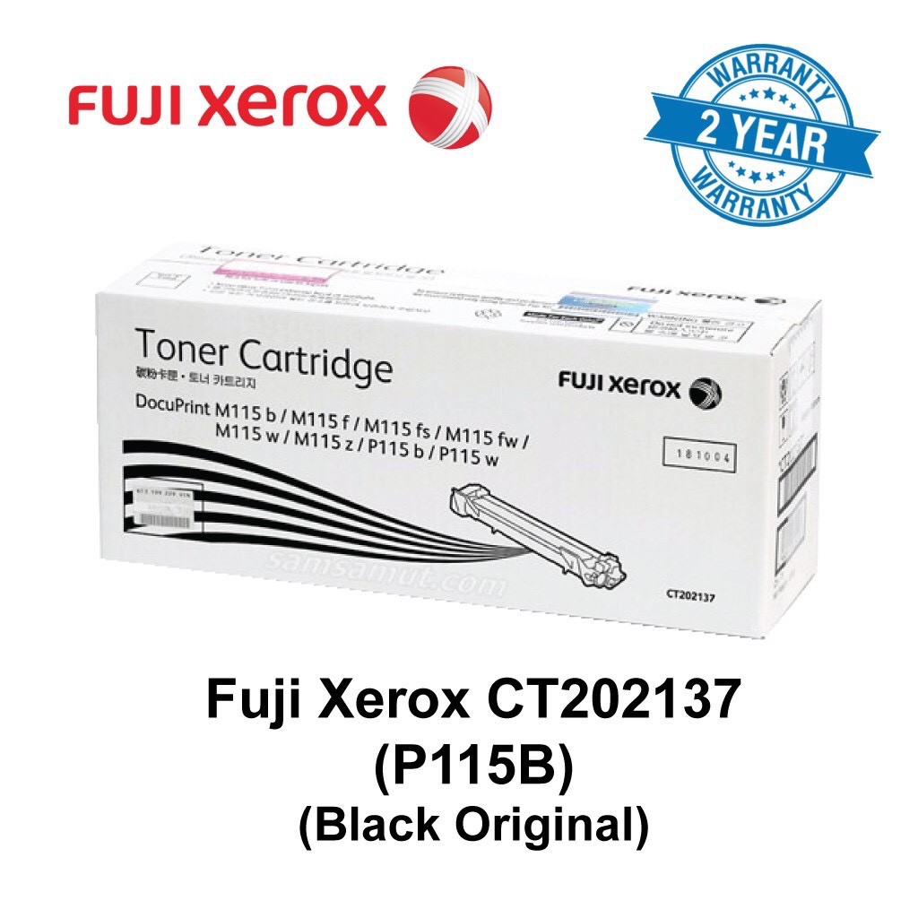 พร้อมส่ง(ส่งฟรี)ตลับหมึก CT202137 Fuji Xerox ของแท้ ตลับหัวแม่พิมพ์ ...