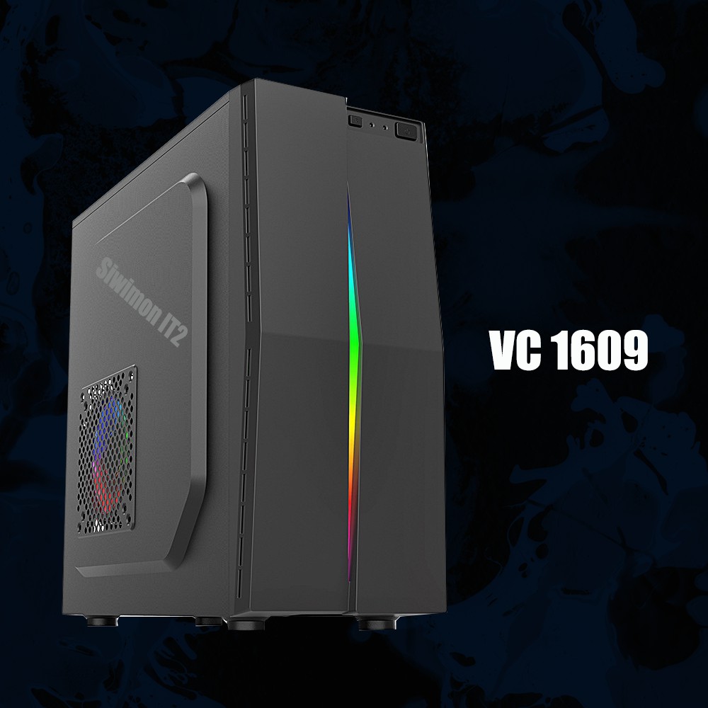VENUZ ATX VC1609 VC1613 Computer case with RGB LED Lighting ...