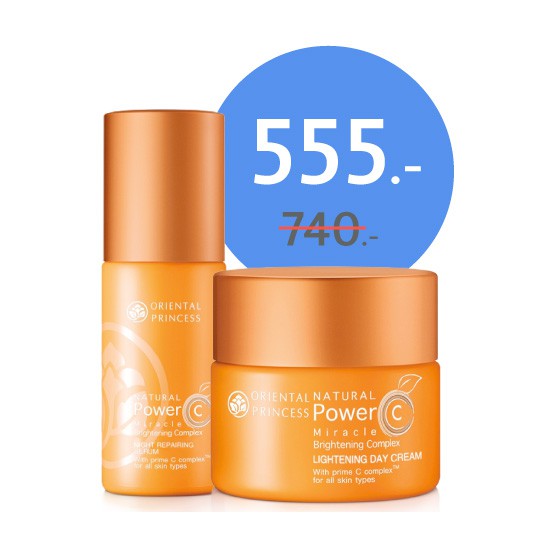 Natural Power C Miracle Brightening Complex Lightening Day Cream Night ...