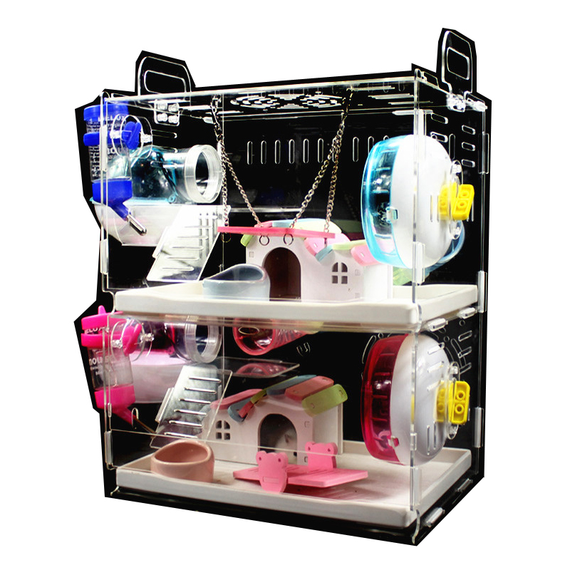 DUKE JA-Kal baby Hamster dating cage double-Villa clear acrylic drawers ...