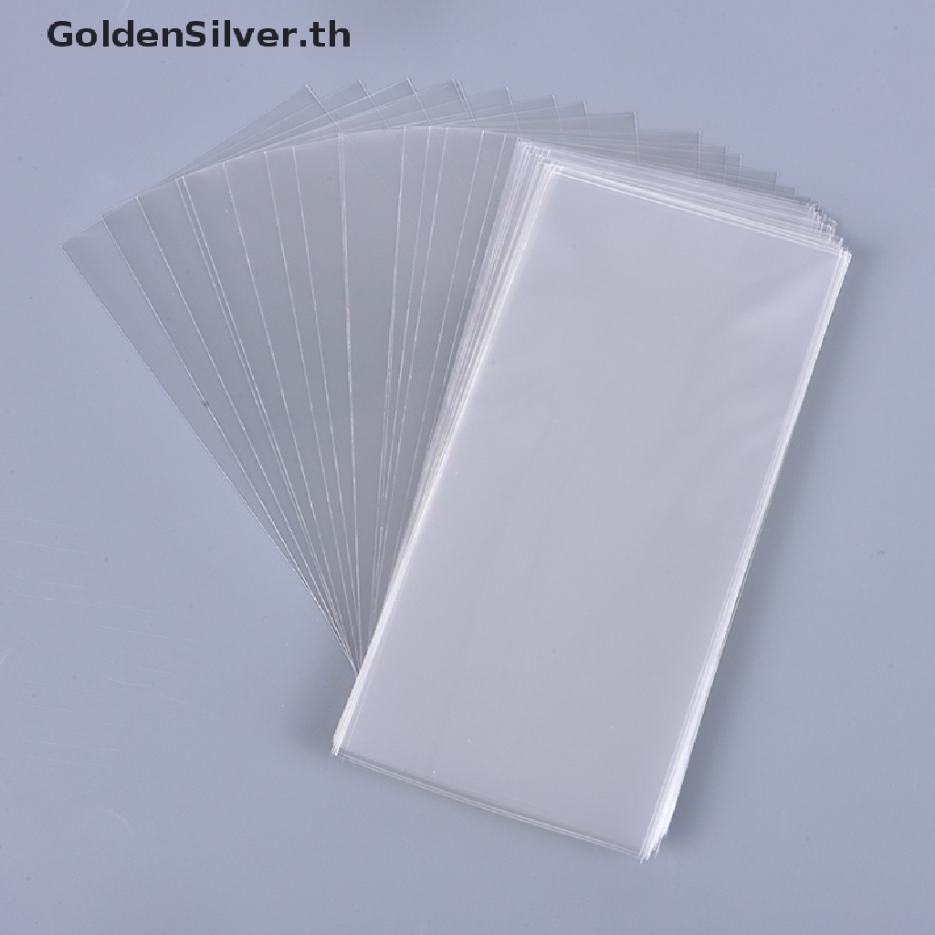 【GoldenSilver】 100pcs Paper Money Currency Bag Banknote Storage Holder ...
