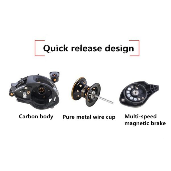 12 + 1 BB Water Drop Wheel 6.3 : 1 รอกคันเบ็ดตกปลา - meteor1.th - ThaiPick