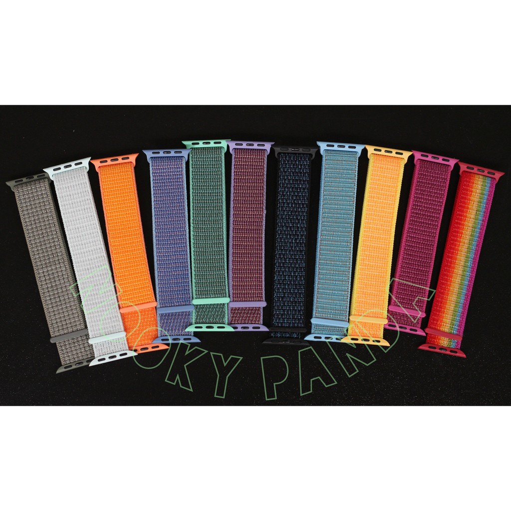 พร้อมส่ง‼️ สายนาฬิกา Nylon sport loop for AW ⌚️/ Size38,40/42,44mm.⌚ ...