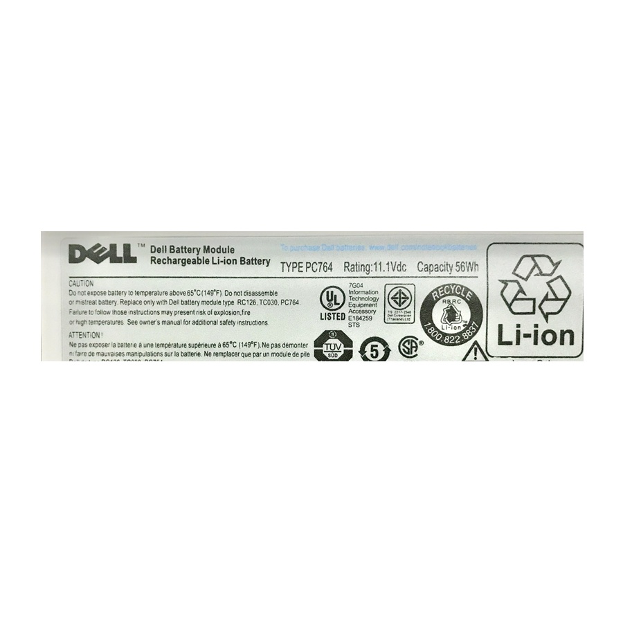 รับประกัน 2 ปี BATTERY DELL D620 แบตเตอรี่ เดล D630 D630C D630N D631 ...