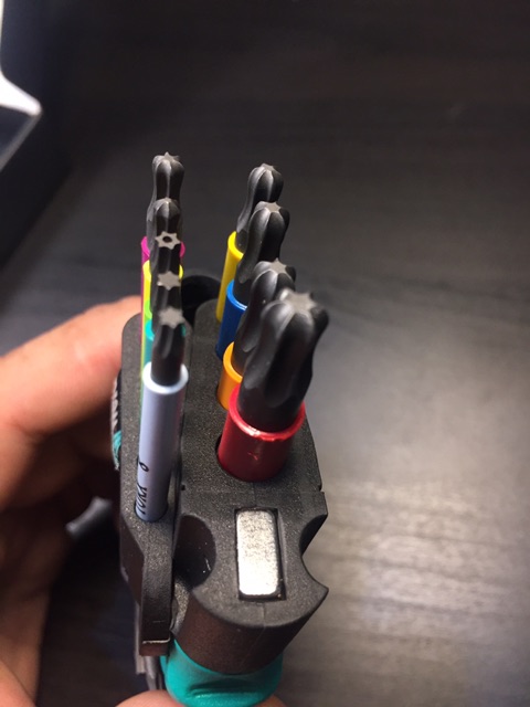 Wera Multi Colour Ball End Security Torx Key T8-T40 9 Piece - gobb2525 ...
