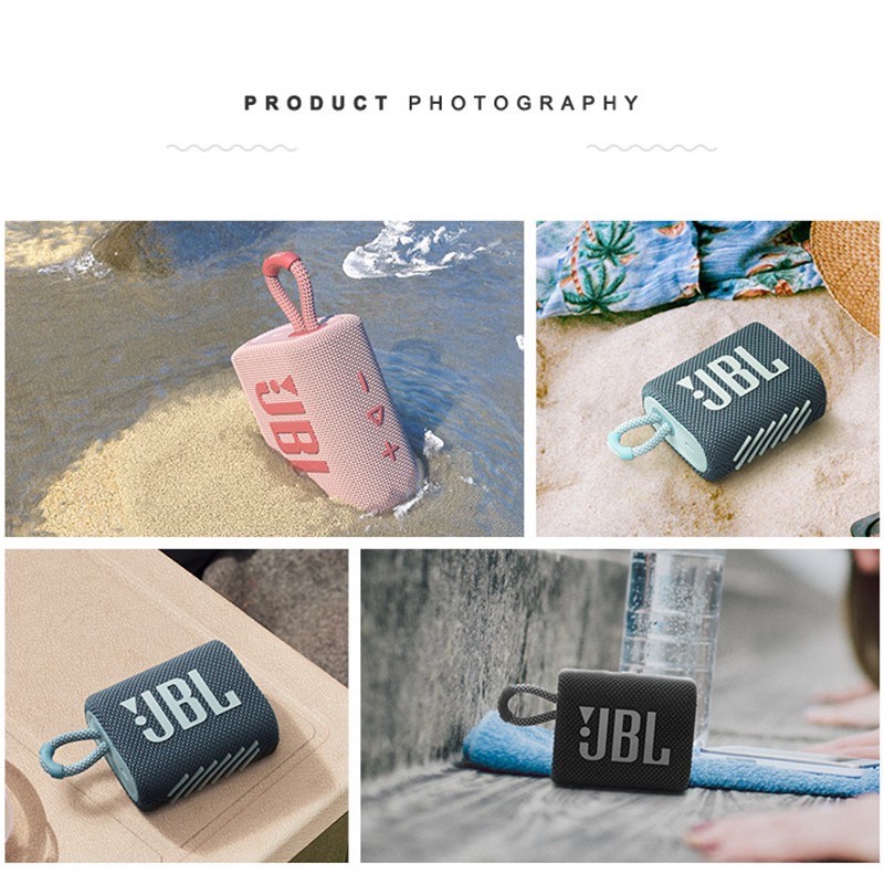 GO3 เจน3 ไร้สายบลูทูธแบบพกพามินิ กีฬากลางแจ้ง ลำโพงขนาดเล็ก กันน้ำ กัน ...