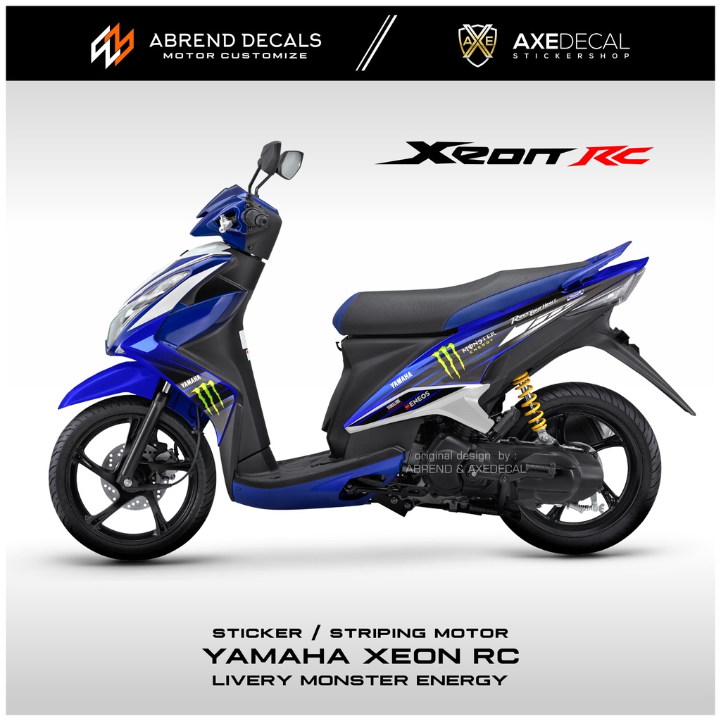 สติกเกอร์ปนเปื้อน สําหรับ YAMAHA XEON RC LIVERY Monoster | Shopee Thailand