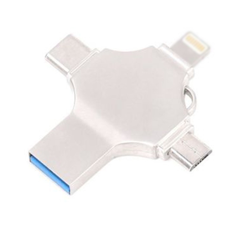 4 in 1 USB แฟลชไดรฟ์ OTG Adapter U Disk สำหรับ iPhone - dfhgdhhh.th ...