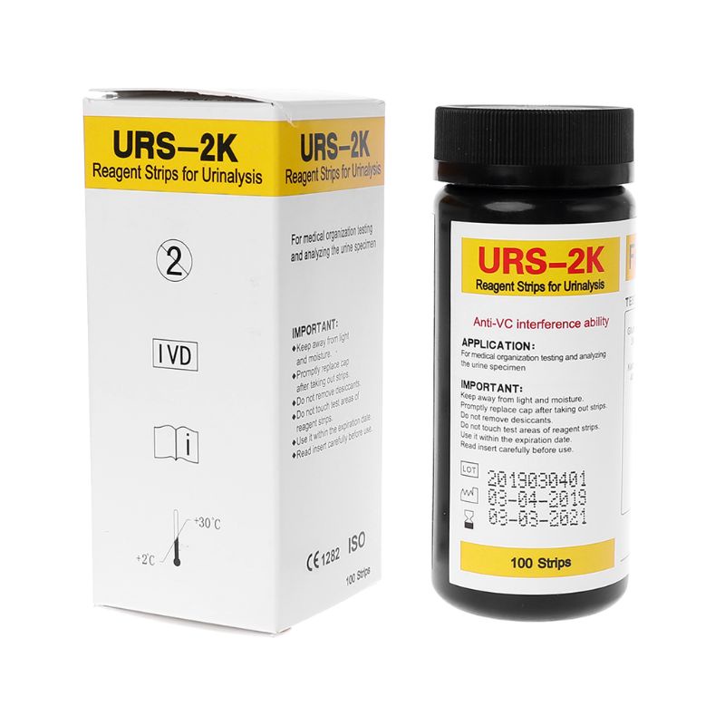 เครื่องวัดระดับน้ำตาลในเลือด100Pcs URS-2K URS-5KURS-1G Glucose pH ...