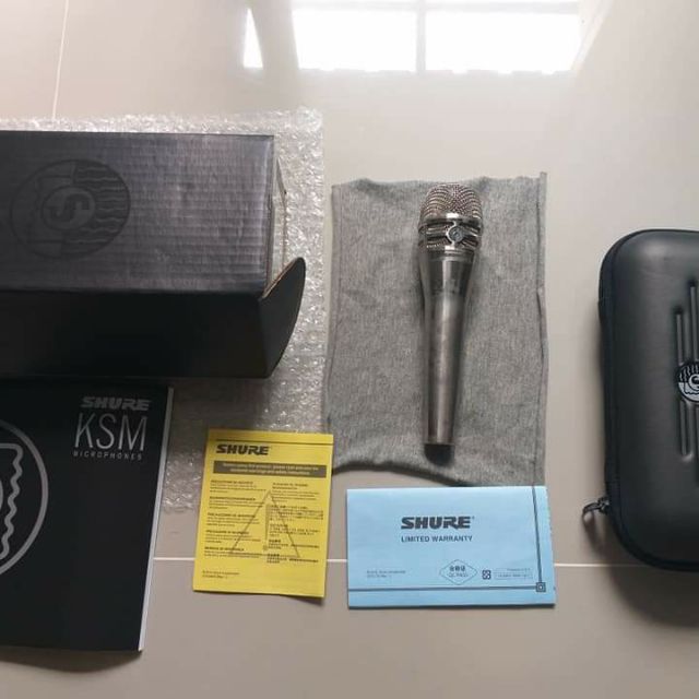 Shure SM7B Shock Mount with Pop Filter Matching Mic Boom Arm Stand ...