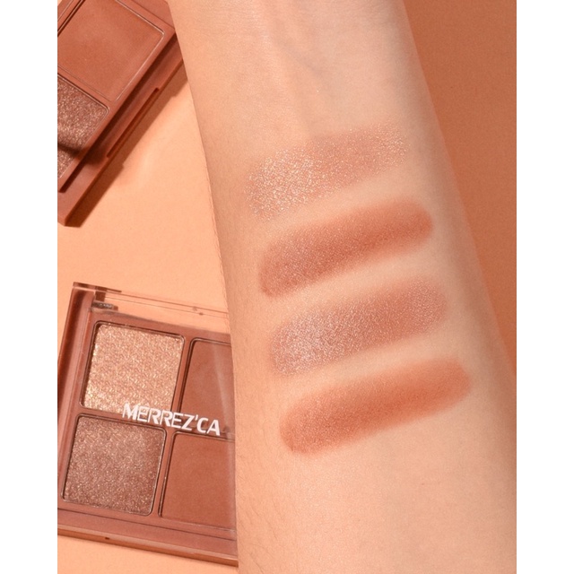 Merrezca eye color palette เมอเรสก้า ทาตา 4 ช่อง พาเลทอายแชร์โดว์ 4 เฉด ...