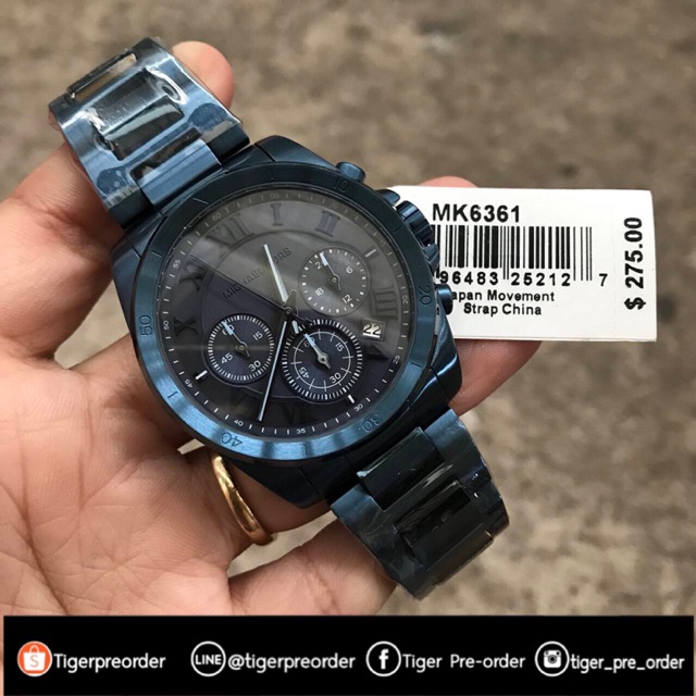 นาฬิกา Micheal Kors mk6361 navy metal | Shopee Thailand