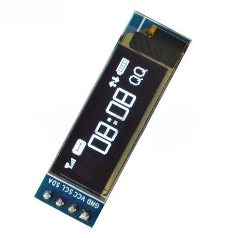 0.91 inch IIC I2C SPI 128x32 White OLED LCD Display Module For Arduino ... 0.91 inch IIC I2C SPI 128x32 White OLED LCD Display Module For Arduino ...
