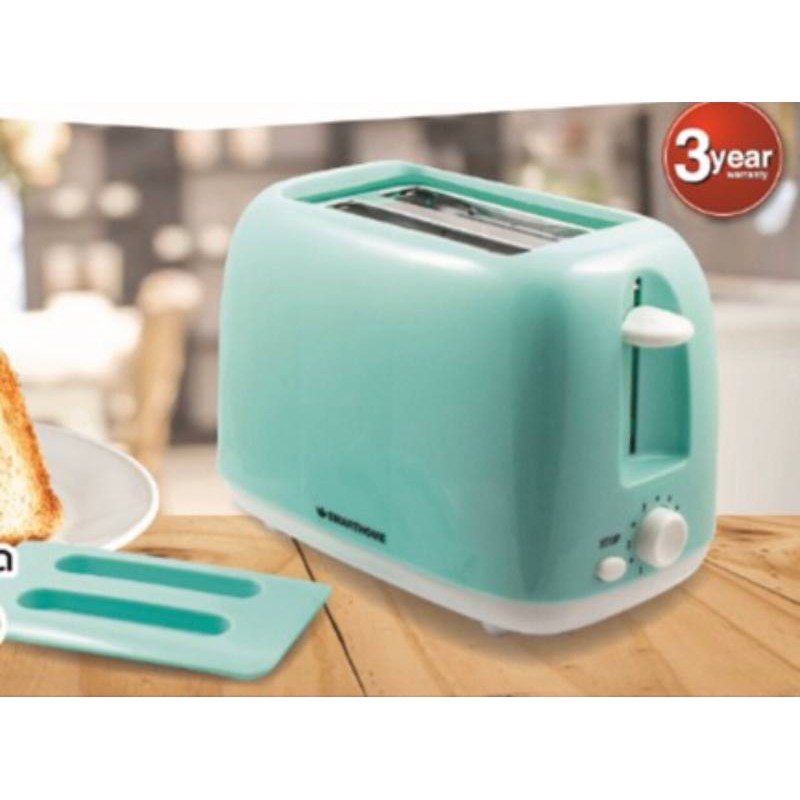 Smart home Toaster เครื่องปิ้งขนมปัง 2ชิ้น พร้อมฝาปิด 650วัตต์ รุ่น SM ...