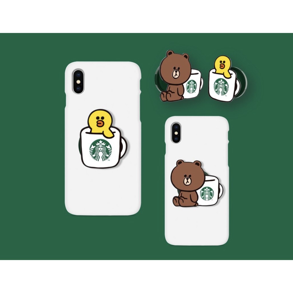 starbucks line friend ตัวป๊อปติดมือถือ ของแท้จากสตาบัคไต้หวัน ...