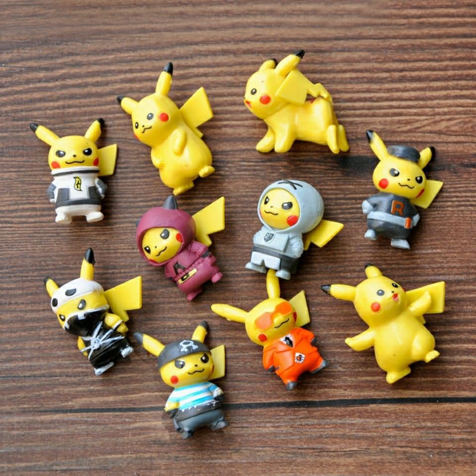 【พิเศษ】Super mini Pikachu ตุ๊กตาเครื่องประดับน่ารัก stealth ninja ...