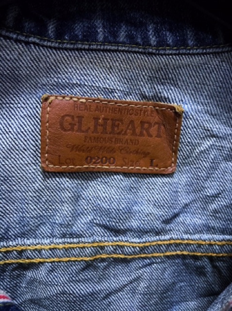 เสื้อแจ็คเก็ตGL Heart Selvedge (Size M) - nitibodeecometong - ThaiPick