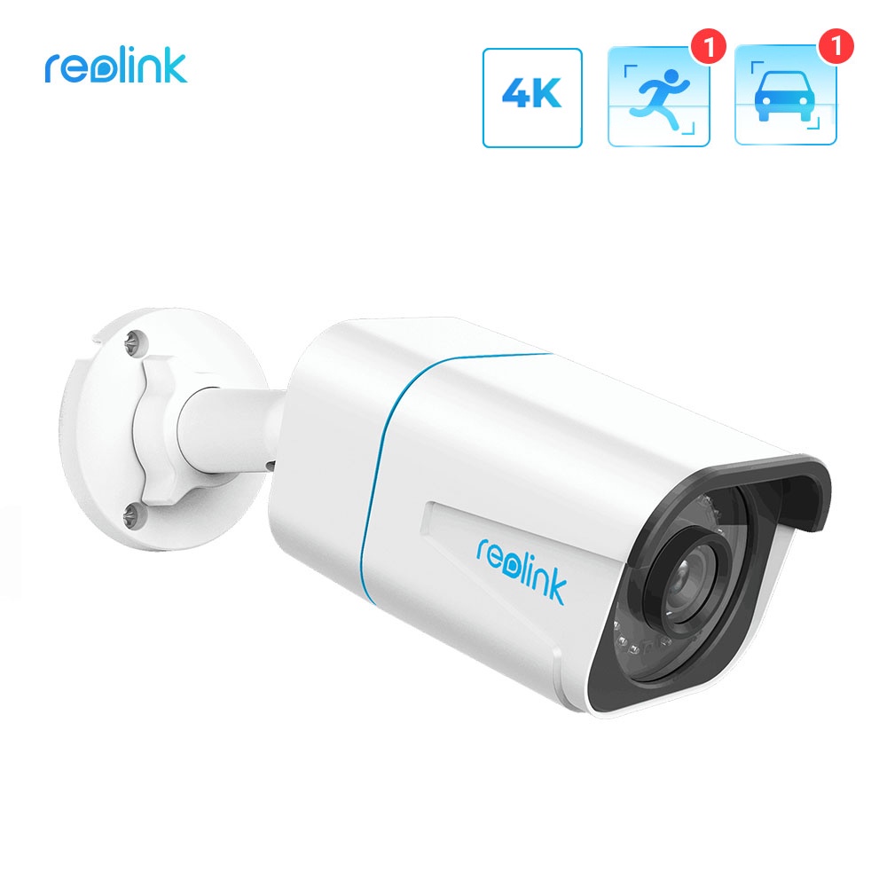 Reolink Smart IP Camera 4K 8MP PoE Outdoor Infrared Night Vision Bullet ...