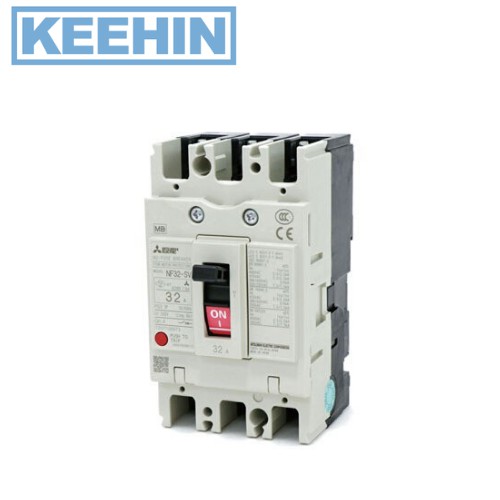 Mitsubishi เบรกเกอร์ NF32 SV 3P 32A Mitsubishi Circuit Breaker NF32 SV ...