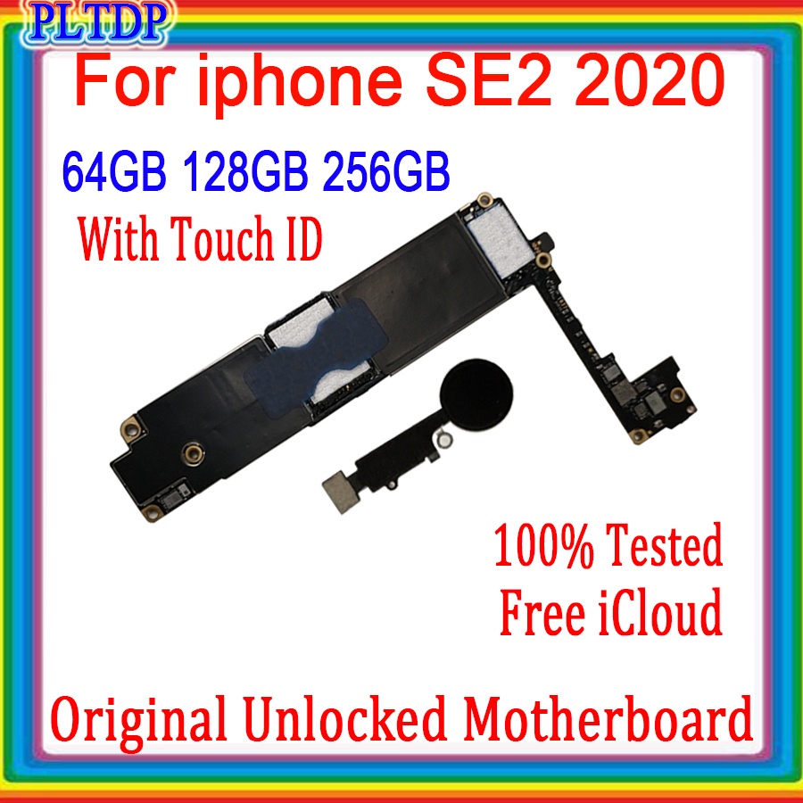 New Arrival 100% Original For iPhone SE 2020 5SE Motherboard Full Unlock,With/No TouchID For ...