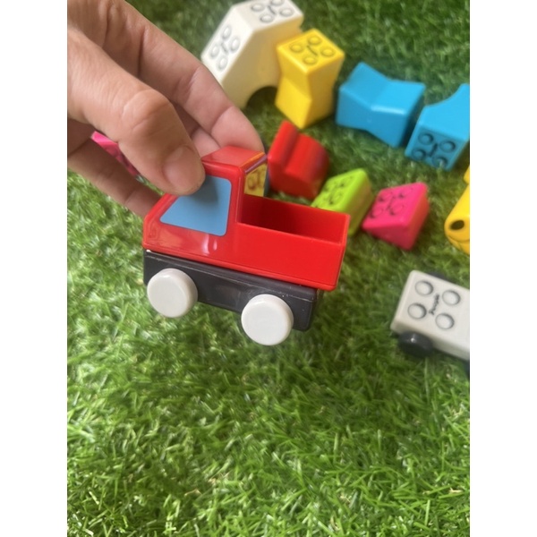 บล๊อคต่อแม่เหล็ก Toys by People Go Go Blocks Go Go World 21 pc Magnetic ...