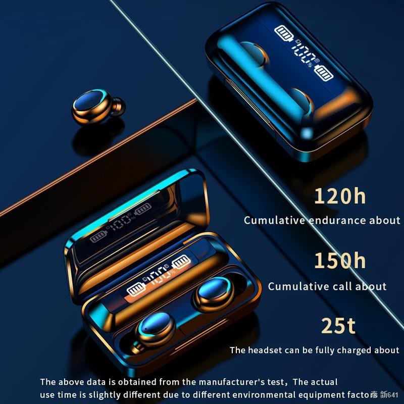 [In Stock]Mini Wireless Earbuds Bluetooth Earphones LED Charging Box ...