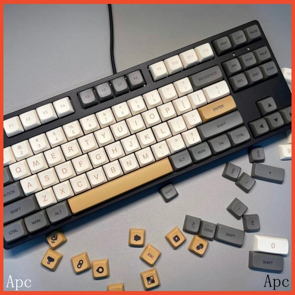 Apc Keycap 125 Keys XDA Profile PBT Ember Sublimation Mechanical ...