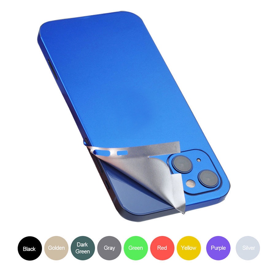 ฟิล์มหลังโทรศัพท Color Ice Film Skin Sticker For iPhone 11 12 Pro Max ...