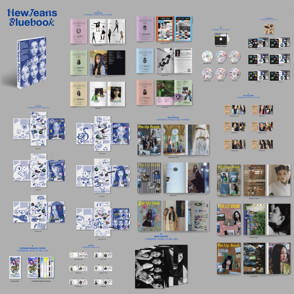 NewJeans พรัอมส่ง อัลบั้ม 1st EP New Jeans Bluebook ver. Weverse ver. - taehan_official - ThaiPick