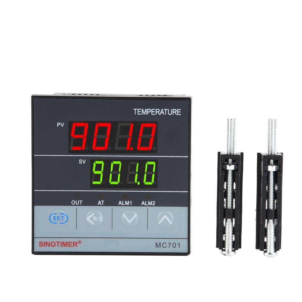 mc 701 อุปกรณ์ควบคุมอุณหภูมิดิจิตอล pid k type pt 100 เซนเซอร์ input ...