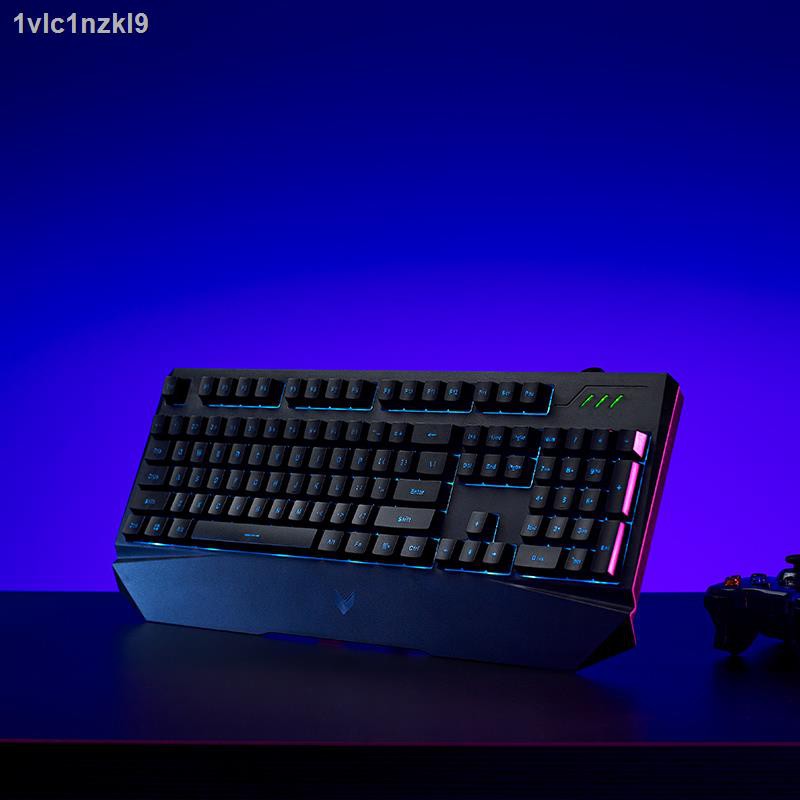 E-sports ทุ่มเทRapoo V59 Manipulator Feeling Gaming Keyboard Blu-ray ...