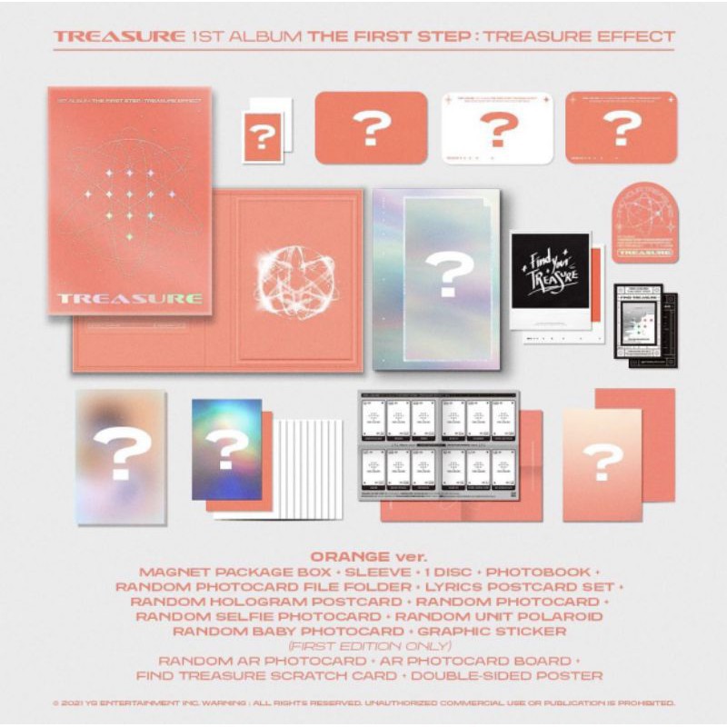 (พร้อมส่ง) อัลบั้ม TREASURE - THE FIRST ALBUM : TREASURE EFFECT ...