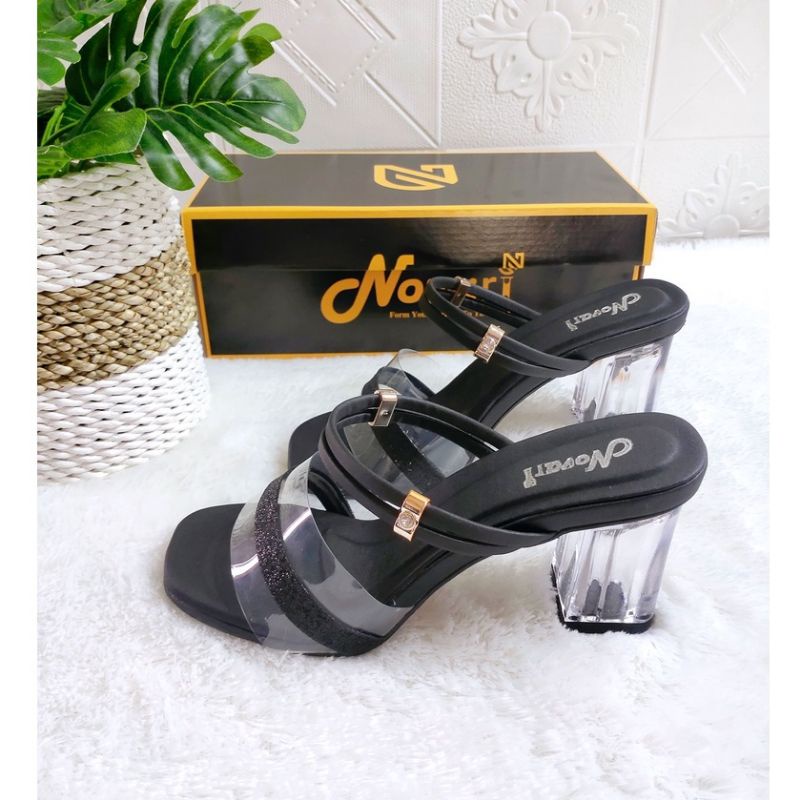 Novaris ล่าสุด รองเท้าส้นแก้ว สําหรับผู้หญิง H05 - lapakshoes17m2.th - ThaiPick