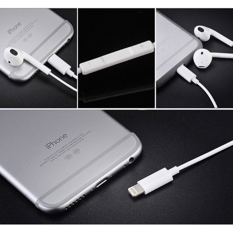 หูฟัง！ หูฟัง ของแท้ 100% Foxconn EarPod Lighting ไม่ต้องต่อบูลทูธ Iphone 7,8,X,Xr,Xs,Xs Mac,11 ...