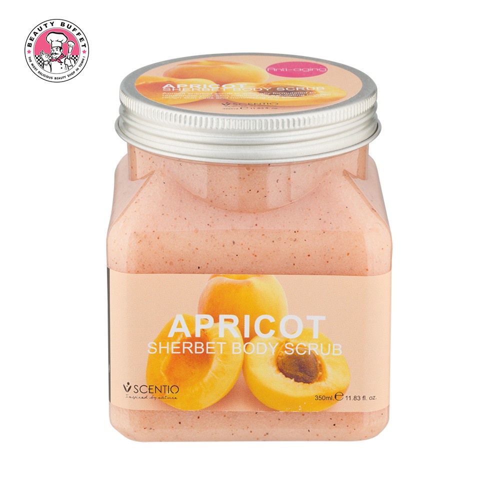 BEAUTY BUFFET SCENTIO APRICOT ANTI-AGING SHERBET SCRUB - เซนทิโอ แอพริ ...