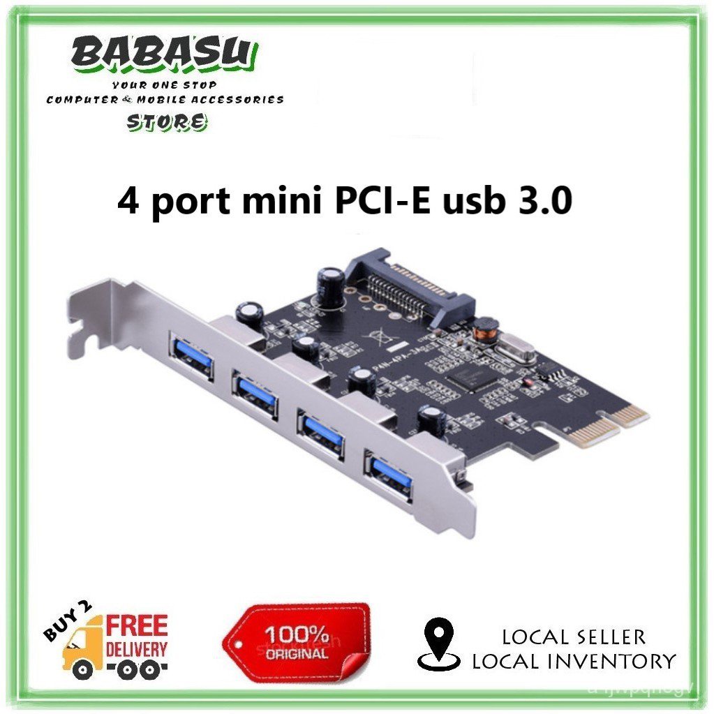 USB 3.0 2 Port PCI Express RS232 Serial Adapter Card/PCI-E Parallel ...