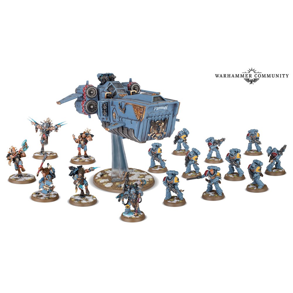 Warhammer 40K: Space Wolves Battleforce Talons of Morkai | Shopee Thailand